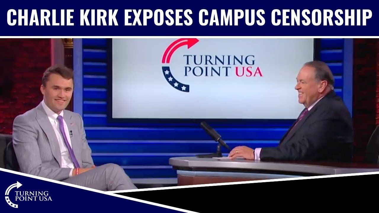Charlie Kirk Exposes The Campus Censorship Strategy! - Real America's ...