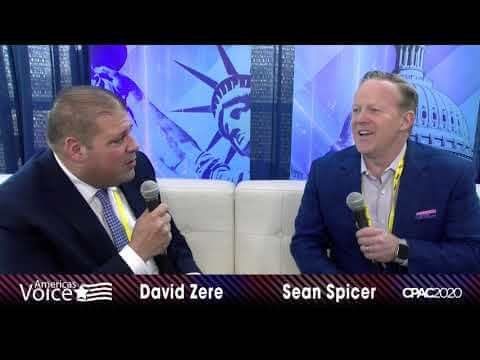 CPAC SEAN SPICER AND DAVID ZERE - Real America's Voice News
