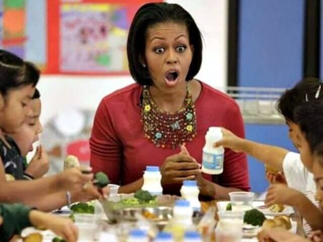Trump Admin to change Michelle Obama’s school lunch program - Real ...