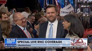 Sen. JD Vance Enters the Republican National Convention Following VP ...