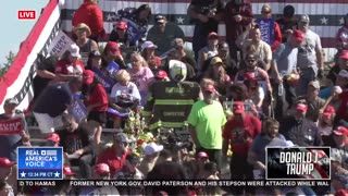 MEMORIAL TO COMPERATORE AT BUTLER PA RALLY - Real America's Voice News