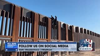 EXCLUSIVE: Footage Shows Illegals Climbing Border Wall - Real America's ...