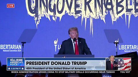 President Trump's Intro - Real America's Voice News