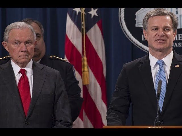 BEST COMEDY DUO! Jeff Session & Christopher Wray in “Press Conference ...
