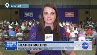 Heather Mullins live from America First Rally - Real America's Voice News