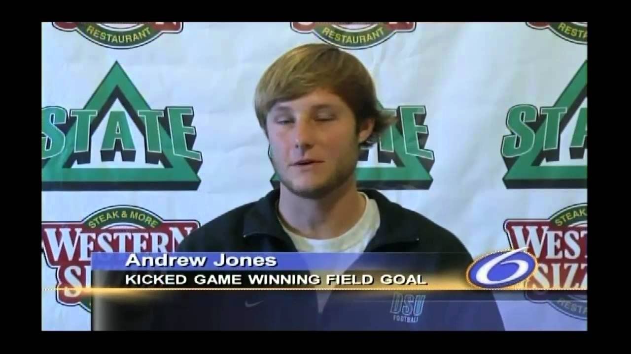 Delta States Andrew Jones talks about game winning FG - Real America's ...