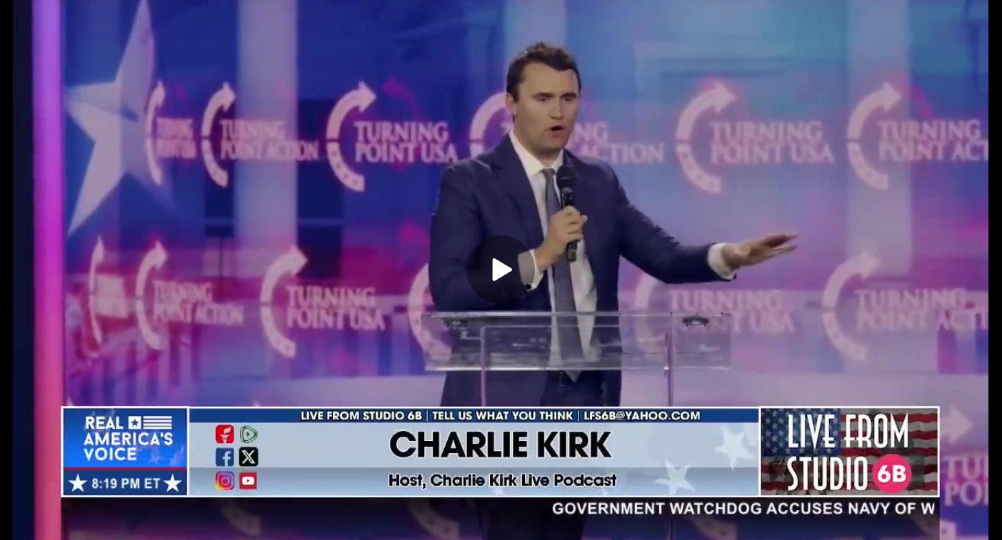 CHARLIE KIRK’S MESSAGE FOR REPUBLICANS IN CONGRESS - Real America's ...